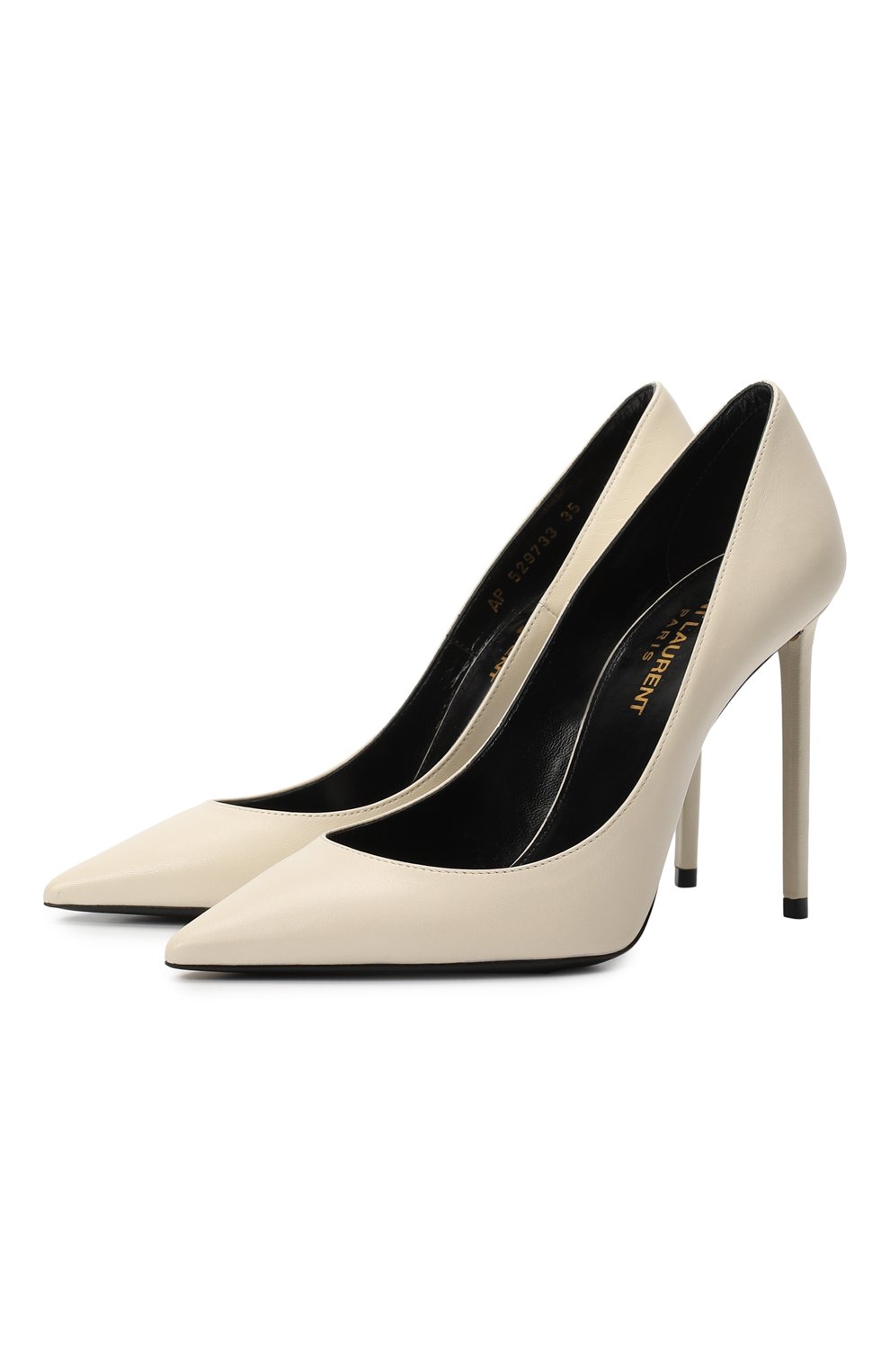 Туфли Saint Laurent, цвет Белый купить на ресейл-платформе TSUM Collect ...