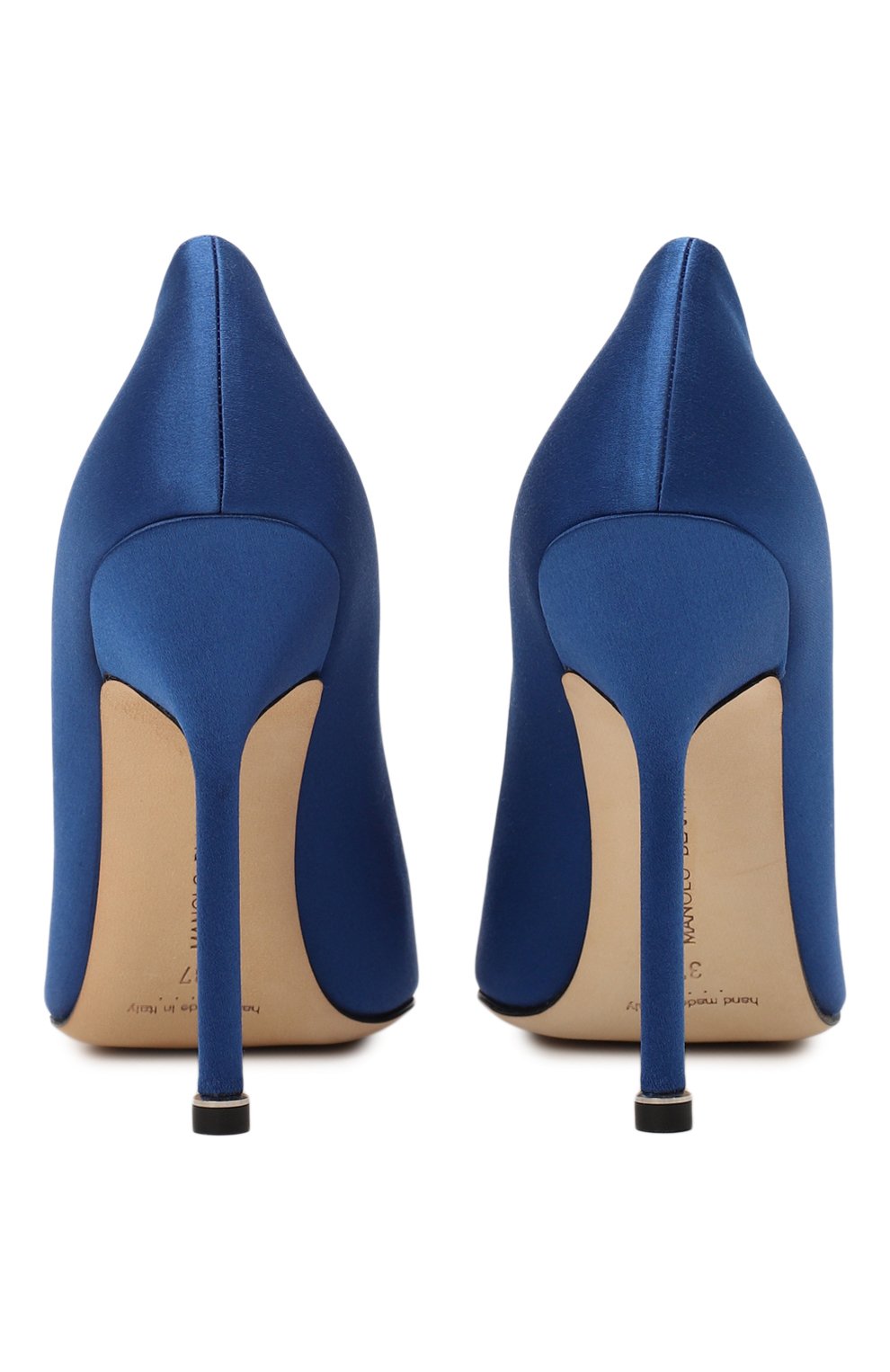 Текстильные туфли Hangisi 105 Manolo Blahnik, цвет Синий купить на ...