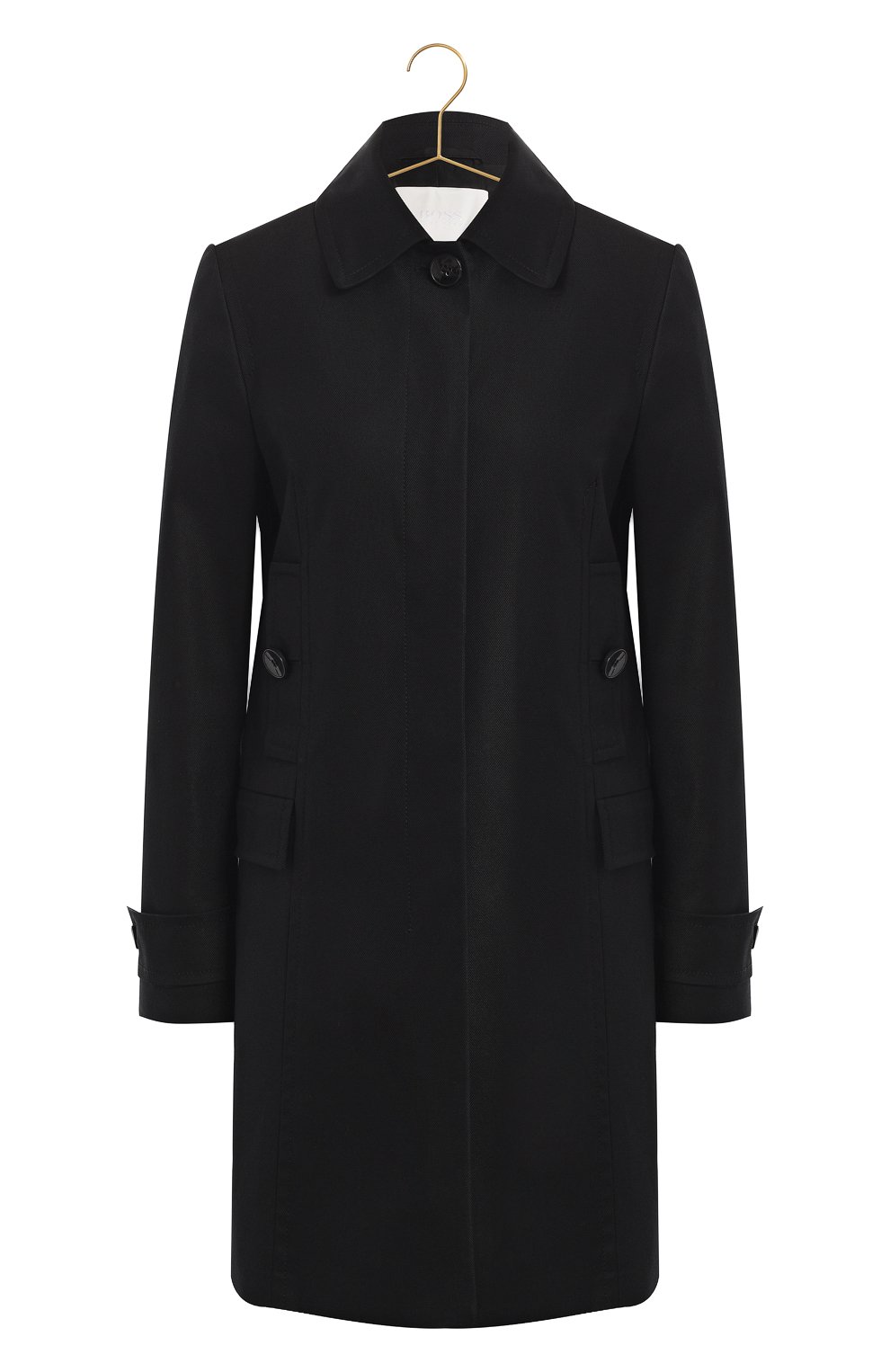 Хлопковый плащ Hugo Boss, цвет Чёрный купить на ресейл-платформе TSUM ...