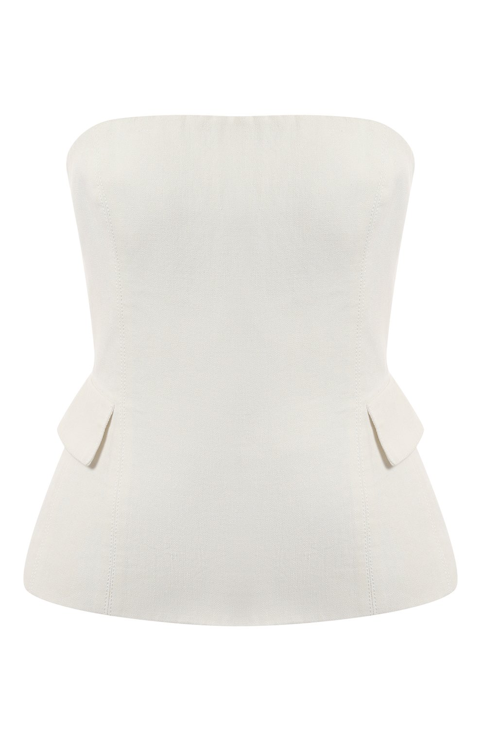 Льняной топ Ralph Lauren, цвет Белый купить на ресейл-платформе TSUM ...