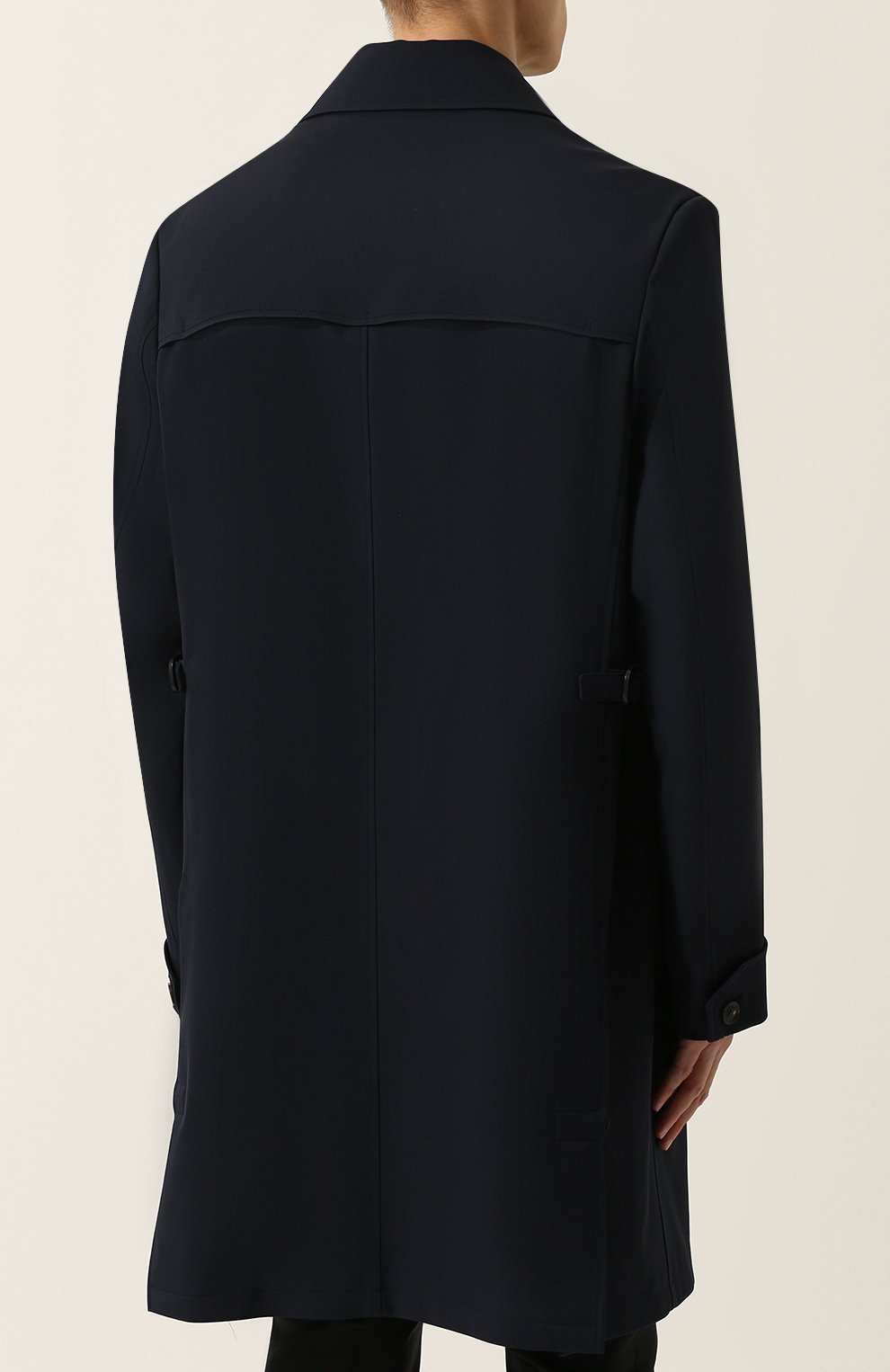 Шерстяной плащ Brioni, цвет Синий купить на ресейл-платформе TSUM ...
